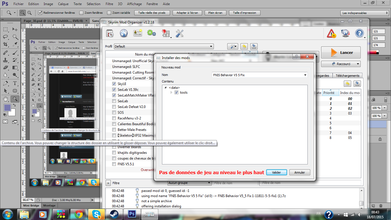 [fr] Support Technique Page 21 Technical Support Sexlab Framework