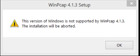 Comment installer WinPcap version 4.1.3