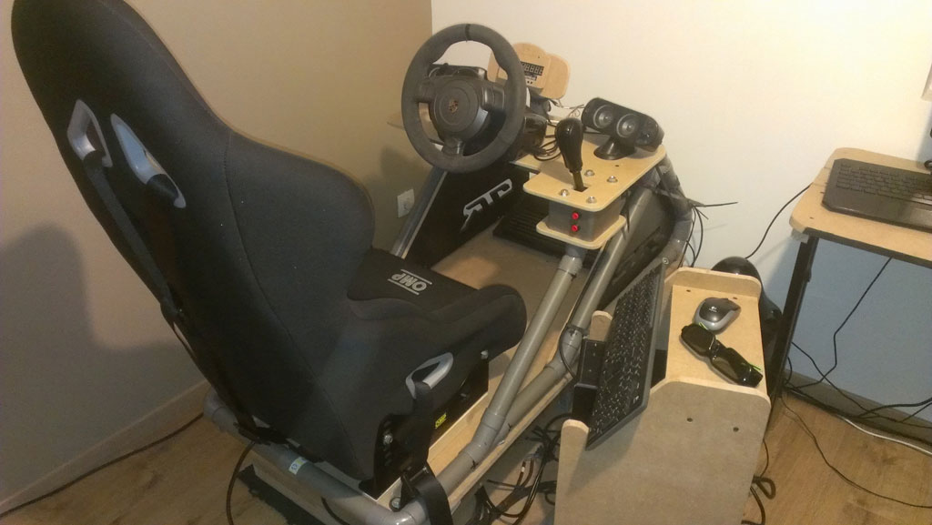 Playseat 2 dof 24V Arduino pololu + oculus rift dk2