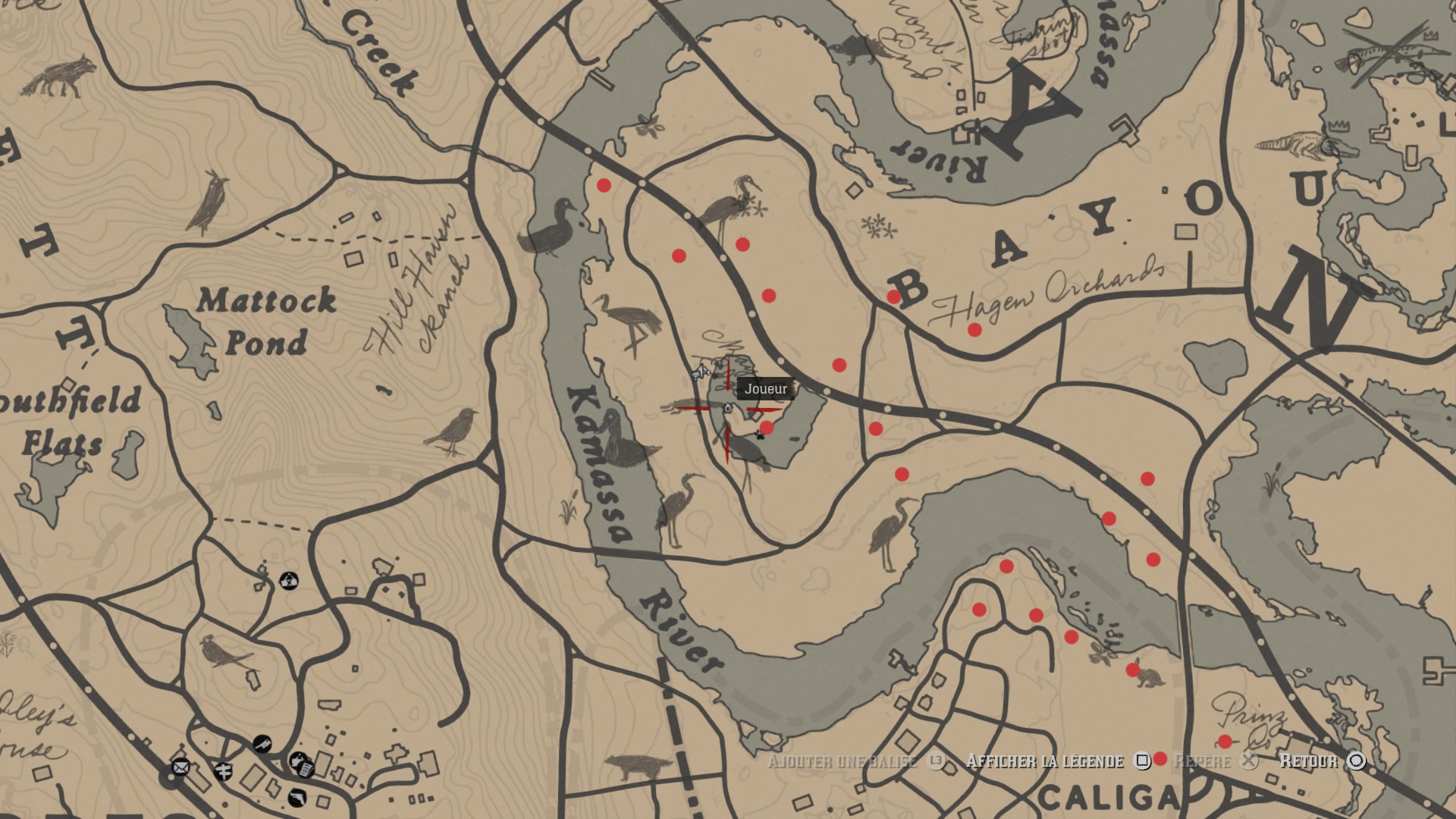 Red Dead Redemption 2 : Localisation des objets exotiques